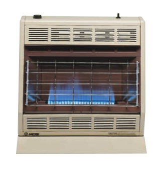 BF30WLP Empire Blue Flame Heater 30,000 BTU Thermostat – Gas Fire ...